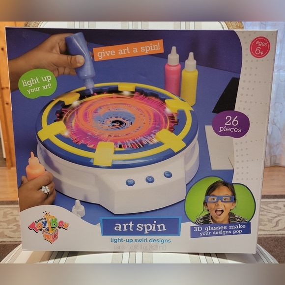 Toys | Geoffreys Toy Box Art Spin Lightup Swirl Designs 3d New | Poshmark